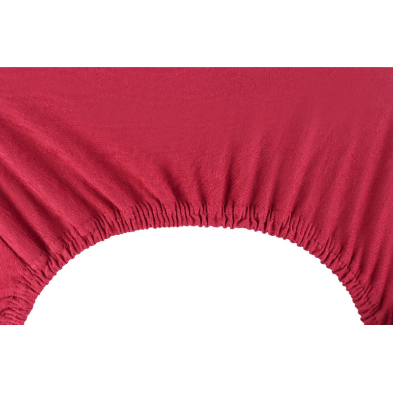 AMBER sheet, burgundy jersey, 200-220x200